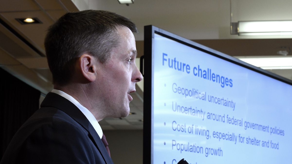 Inflation? Never heard of it! Finance Minister Nate Horner weighs in on ...