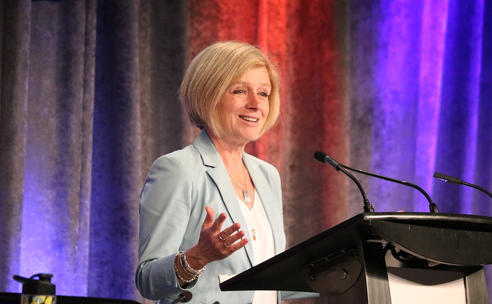 Rachel Notley sets out to do a little narrative building of her own ...